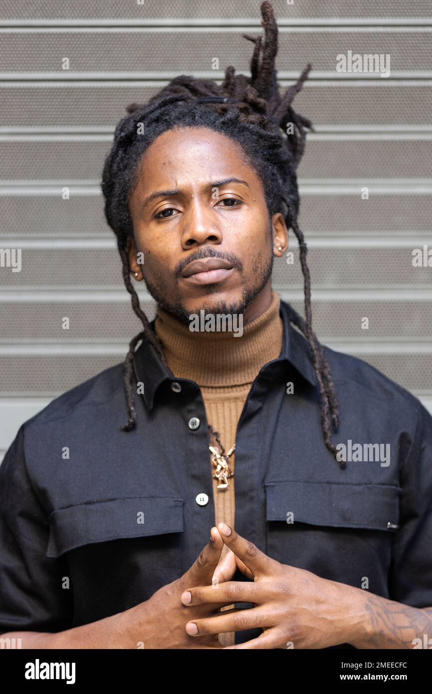 Rapper D Smoke poses for a portrait on Saturday, Dec. 26, 2020, in Los ...