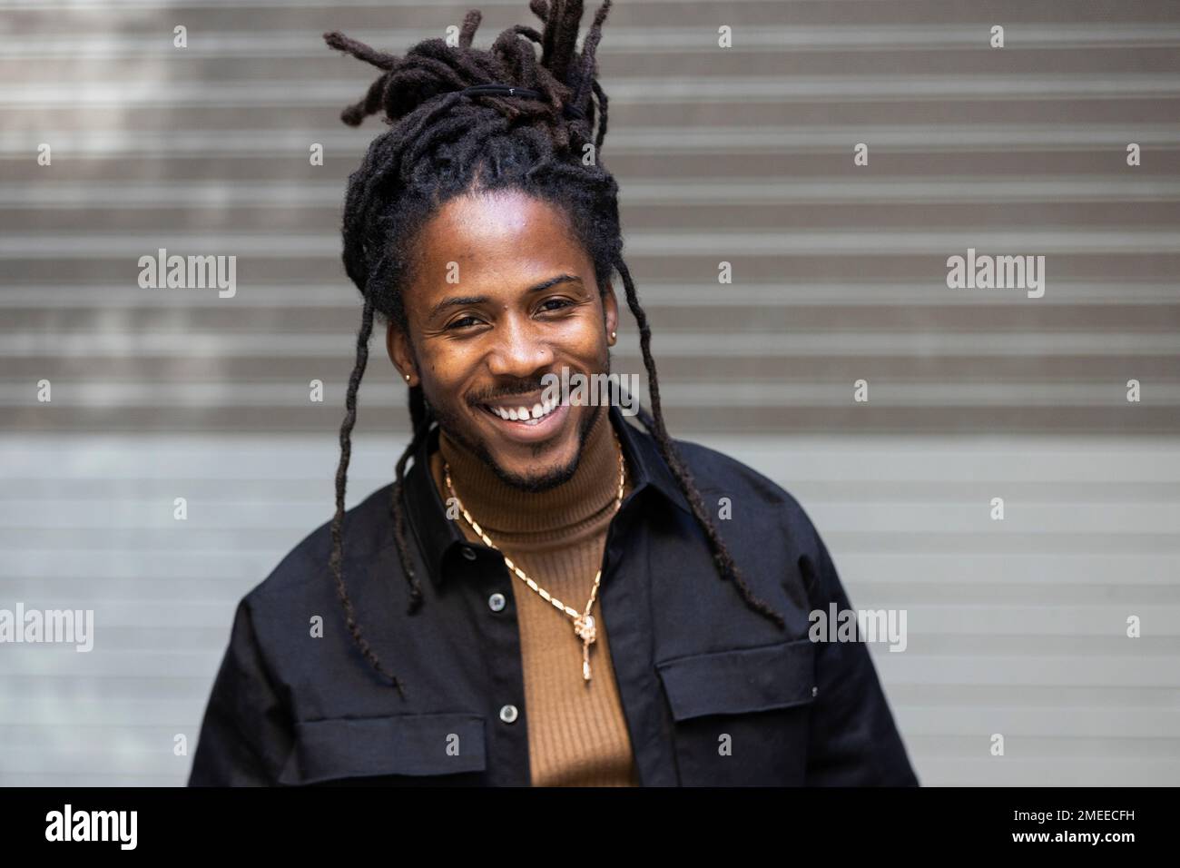 Rapper D Smoke poses for a portrait on Saturday, Dec. 26, 2020, in Los ...