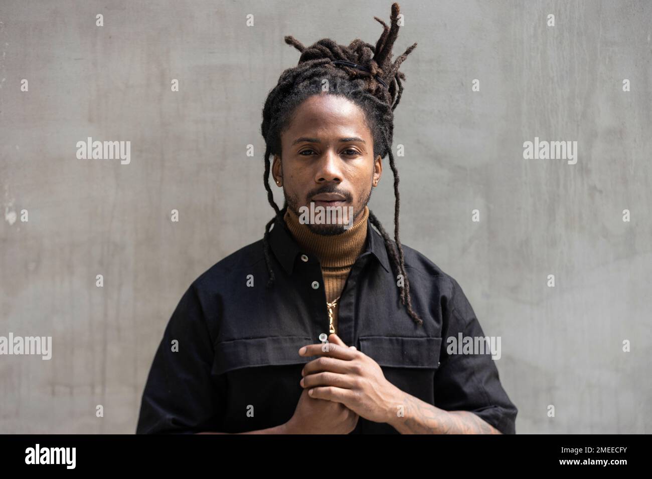 Rapper D Smoke poses for a portrait on Saturday, Dec. 26, 2020, in Los ...