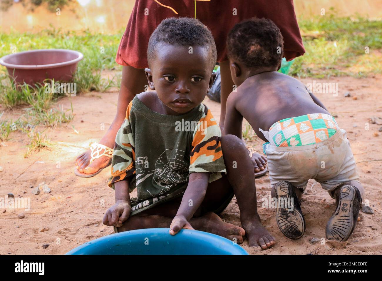 African children playing outdoors hi-res stock photography and images ...