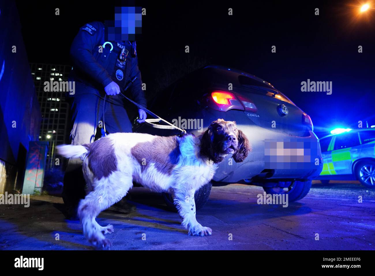 NOTE: Images have been pixelated by the PA Picture Desk at the request ...