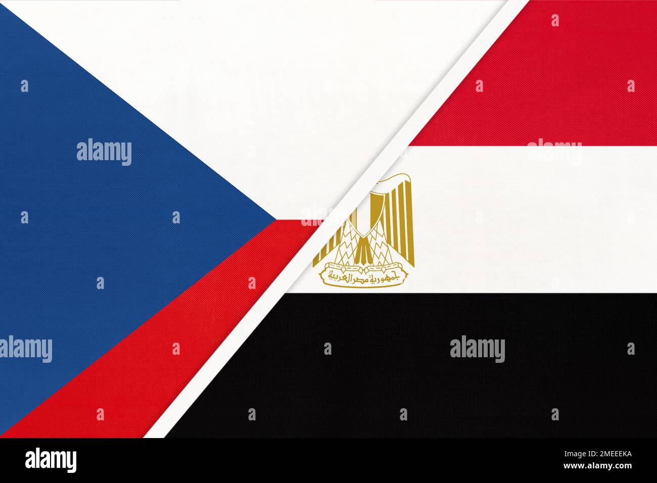 Czech Republic and Egypt symbol of country. Czechia vs Egyptian ...