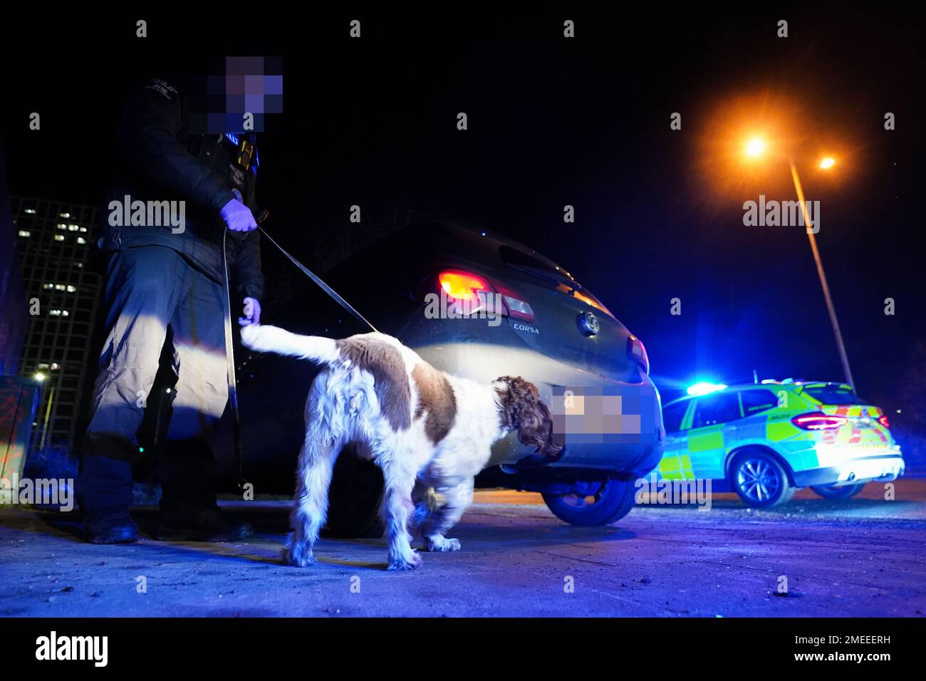 NOTE: Images have been pixelated by the PA Picture Desk at the request ...