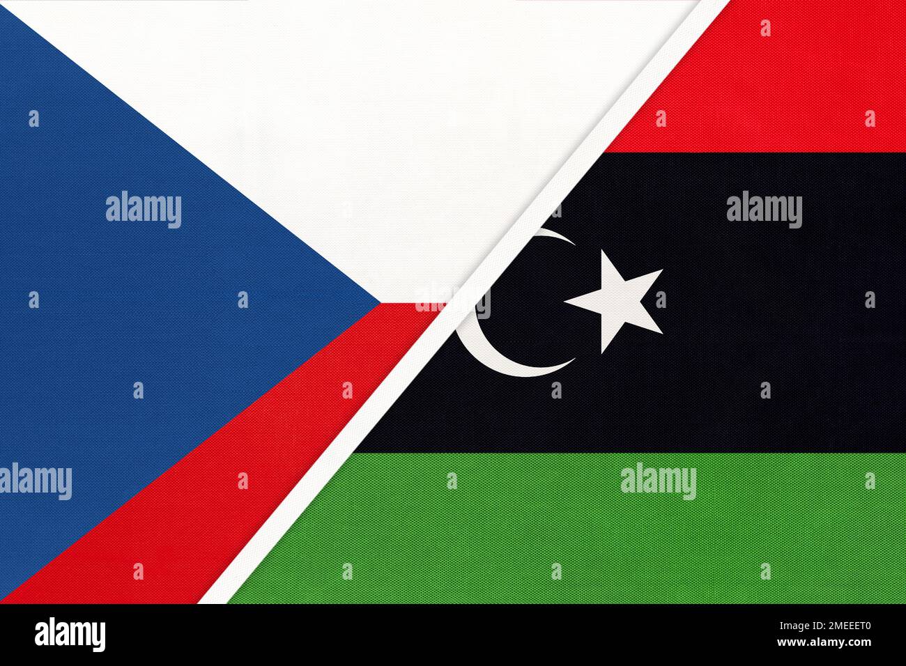 Czech Republic and Libya symbol of country. Czechia vs Libyan national ... Czech Republic and Libya symbol of country. Czechia vs Libyan national ...