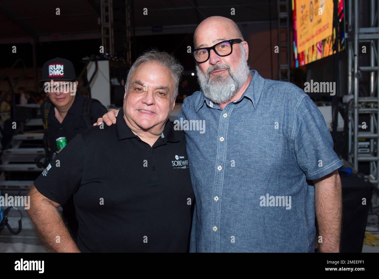Lee Brian Schrager, left, and chef Andrew Zimmern attend Best of the ...