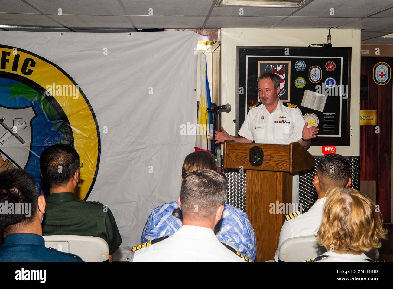 PUERTO PRINCESA, Philippines (Aug. 16, 2022) – Royal Navy Capt. Charles ...