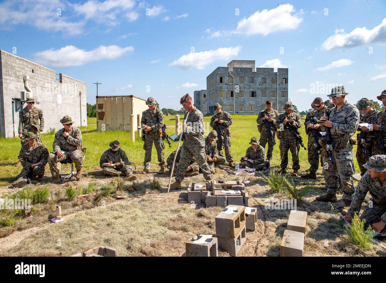 U.S. Marine Corps 2nd Lt. Dalton Hughey, a platoon commander with 1st ...