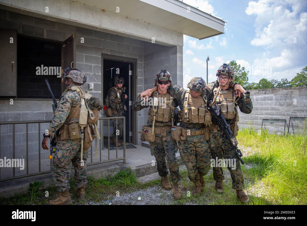 U.S. Marines with 1st Battalion, 8th Marine Regiment, 2d Marine ...