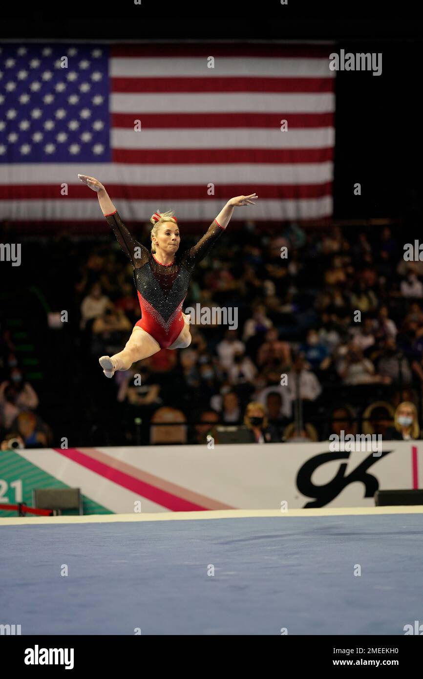 MyKayla Skinner performs her floor routine during the U.S. Classic ...