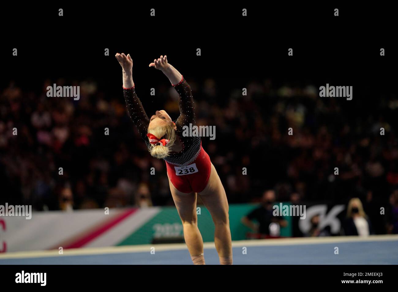MyKayla Skinner performs her floor routine during the U.S. Classic ...