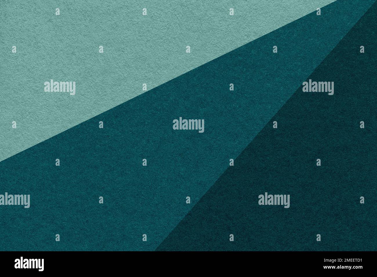 Texture of old craft cyan, emerald and teal color paper background ...