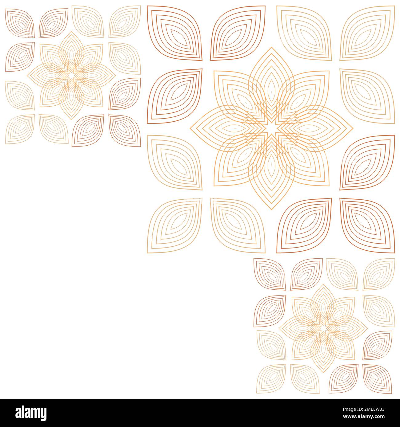 Beautiful flower frame, flower decorative ornament. element for design ...