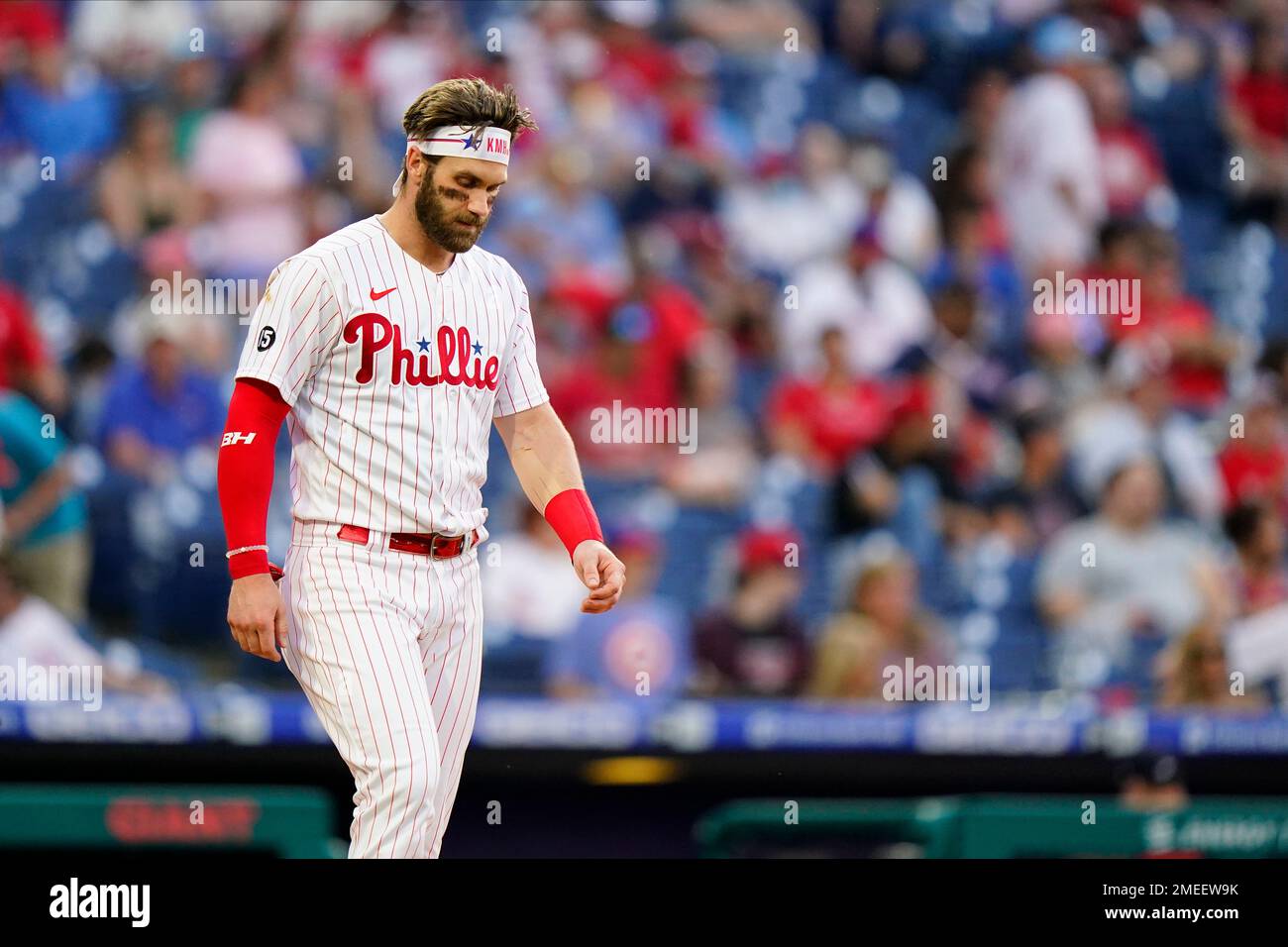 Philadelphia Phillies' Bryce Harper plays during an interleague ...