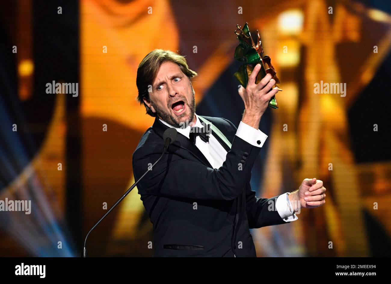 Ruben Ostlund wins the Best Director award for his film "Triangle of ...