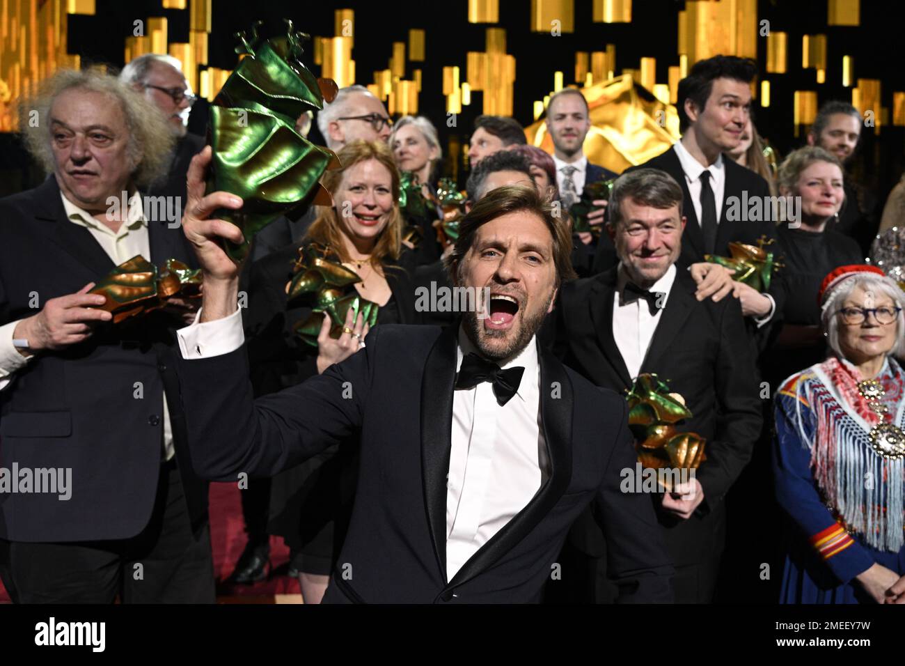 Ruben Ostlund wins the Best Director award for his film "Triangle of ...