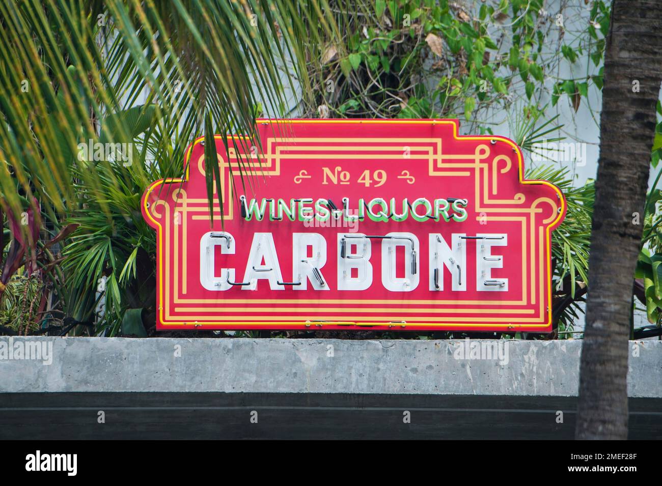 Signage outside of restaurant Carbone on Thursday, May 20, 2021, in ...