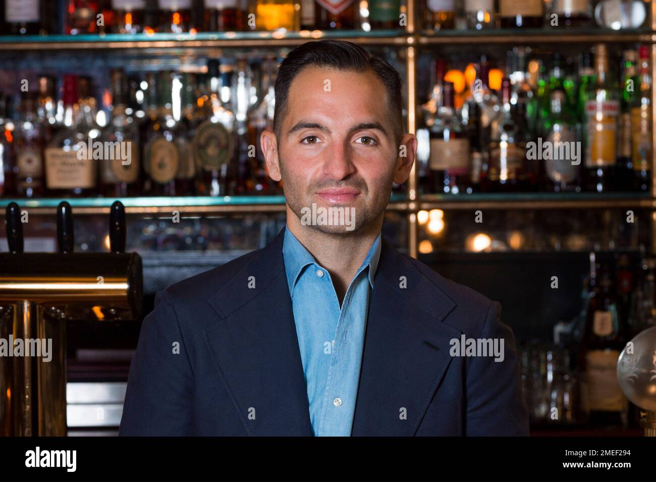 Chef Mario Carbone poses for a photo at Carbone on Thursday, May 20 ...