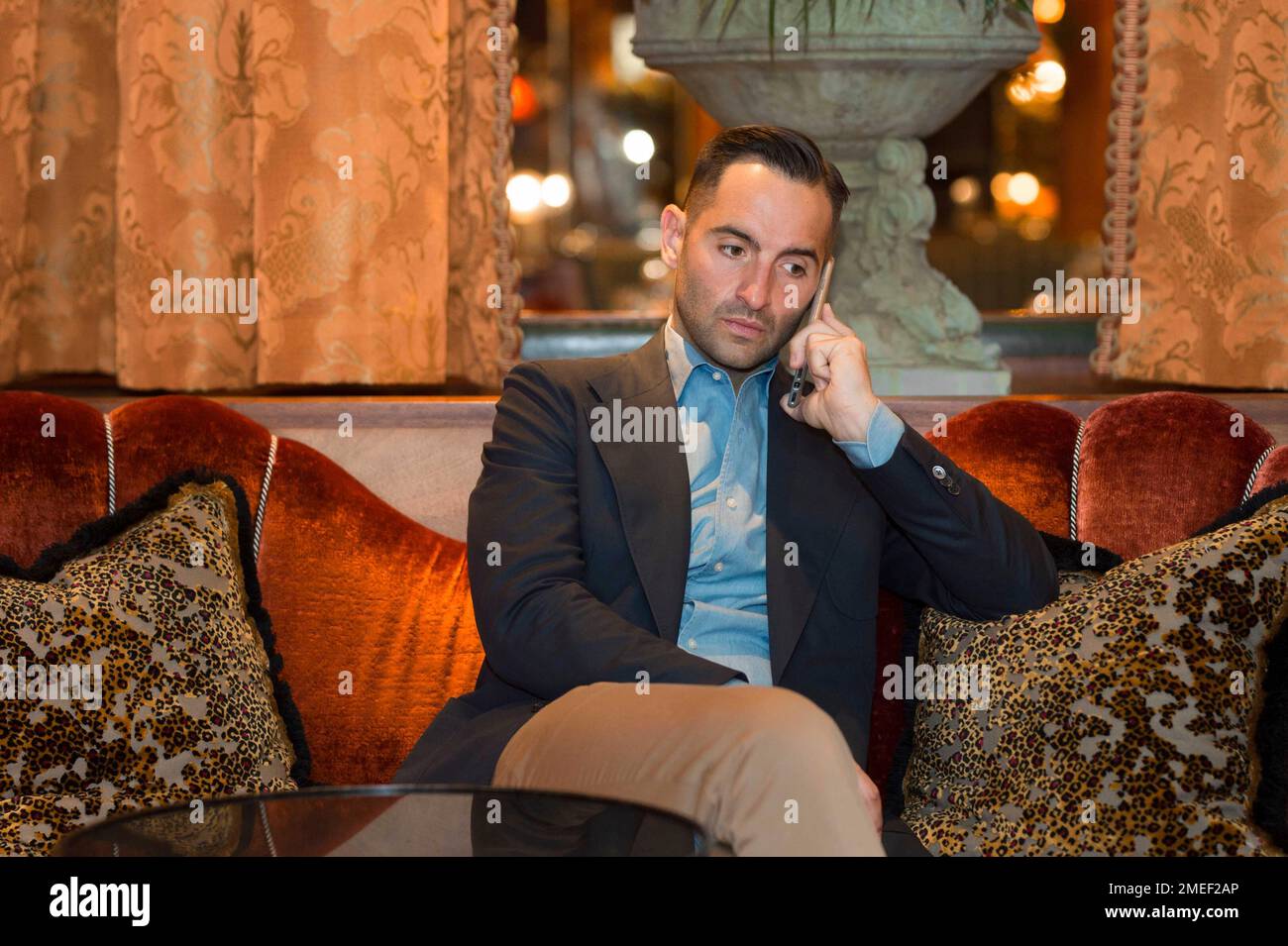 Chef Mario Carbone poses for a photo at Carbone on Thursday, May 20 ...