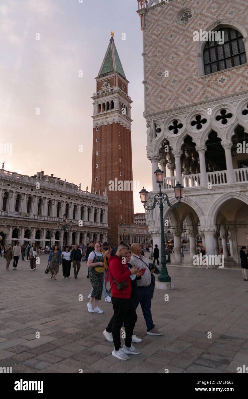 Venice sait mark tower hi-res stock photography and images - Alamy