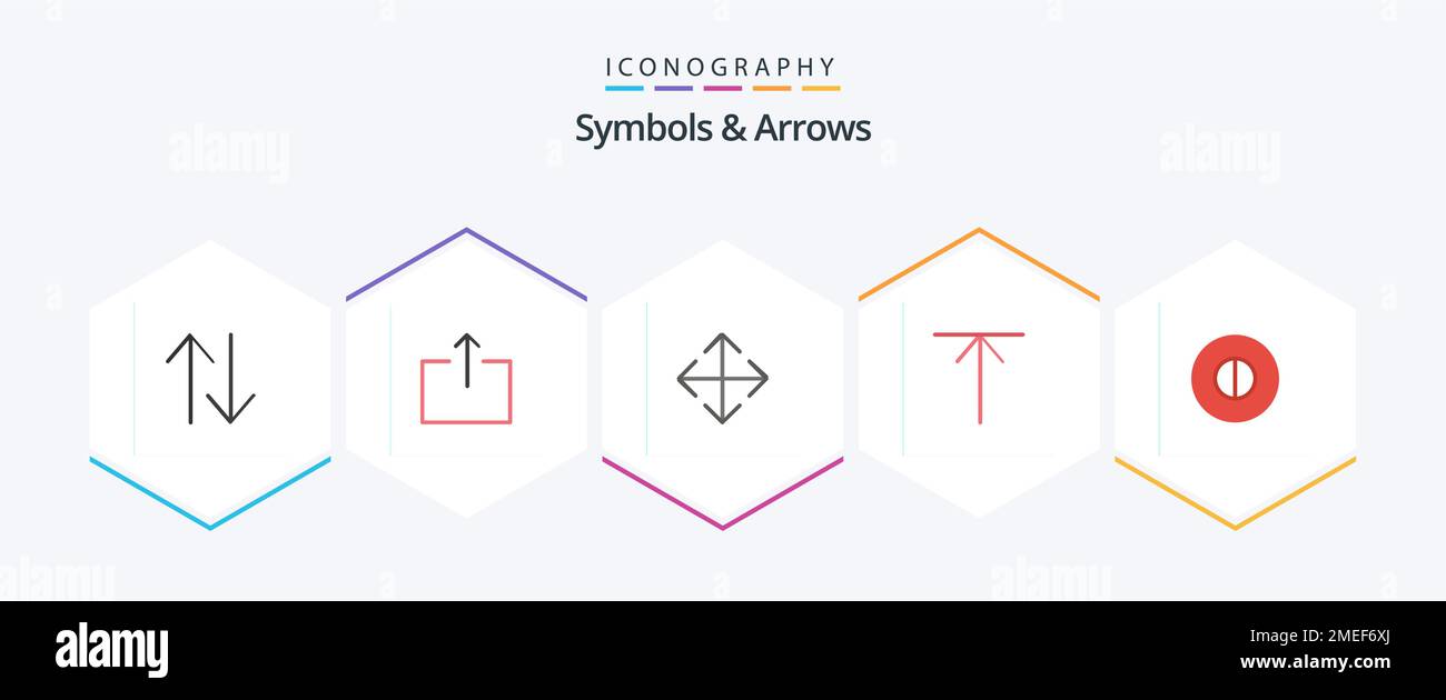 Symbols and Arrows 25 Flat icon pack including . . transform. symbols ...
