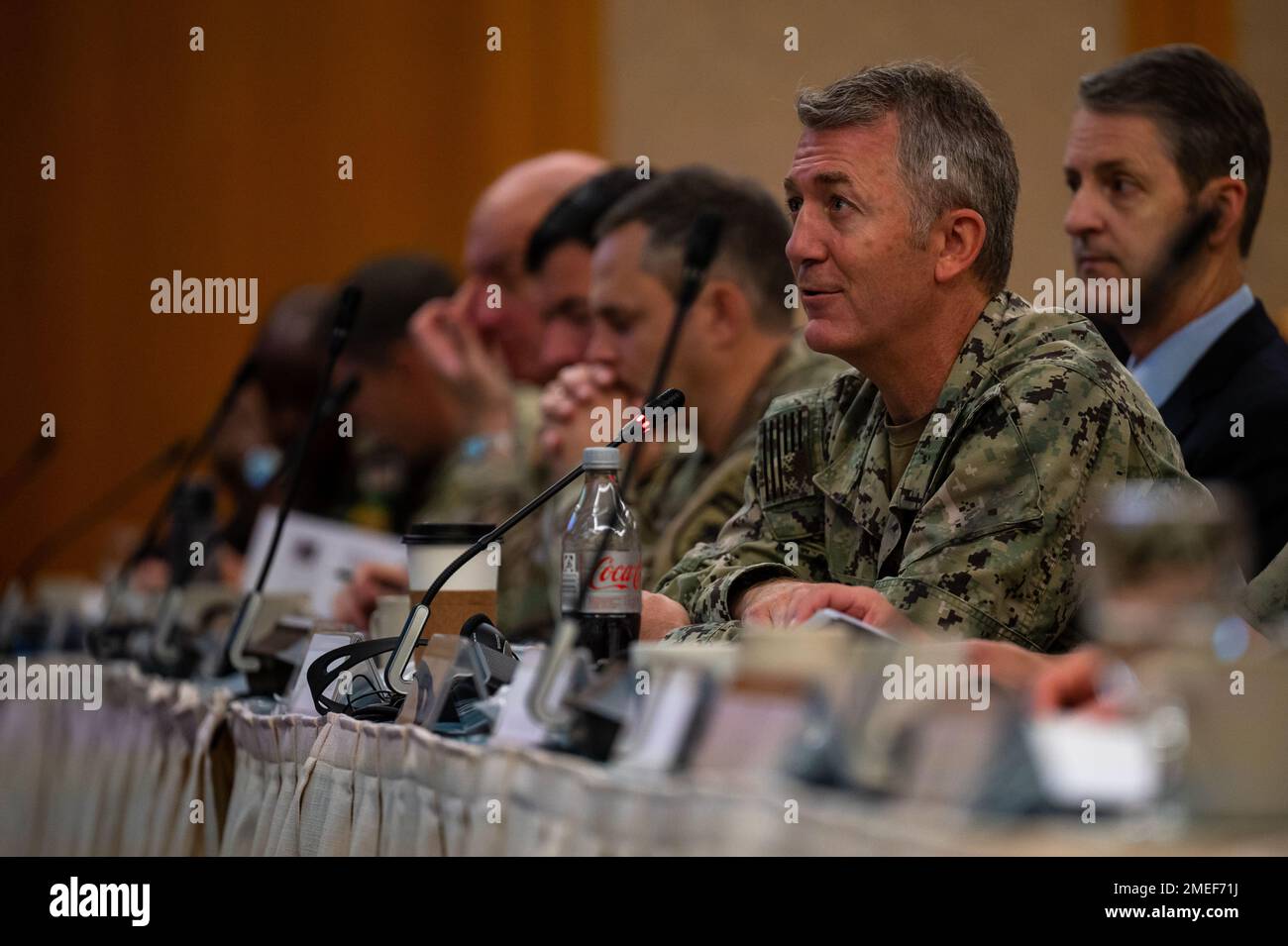 U.S. Navy Rear Admiral Milton J. Sands III, Commander of Special ...