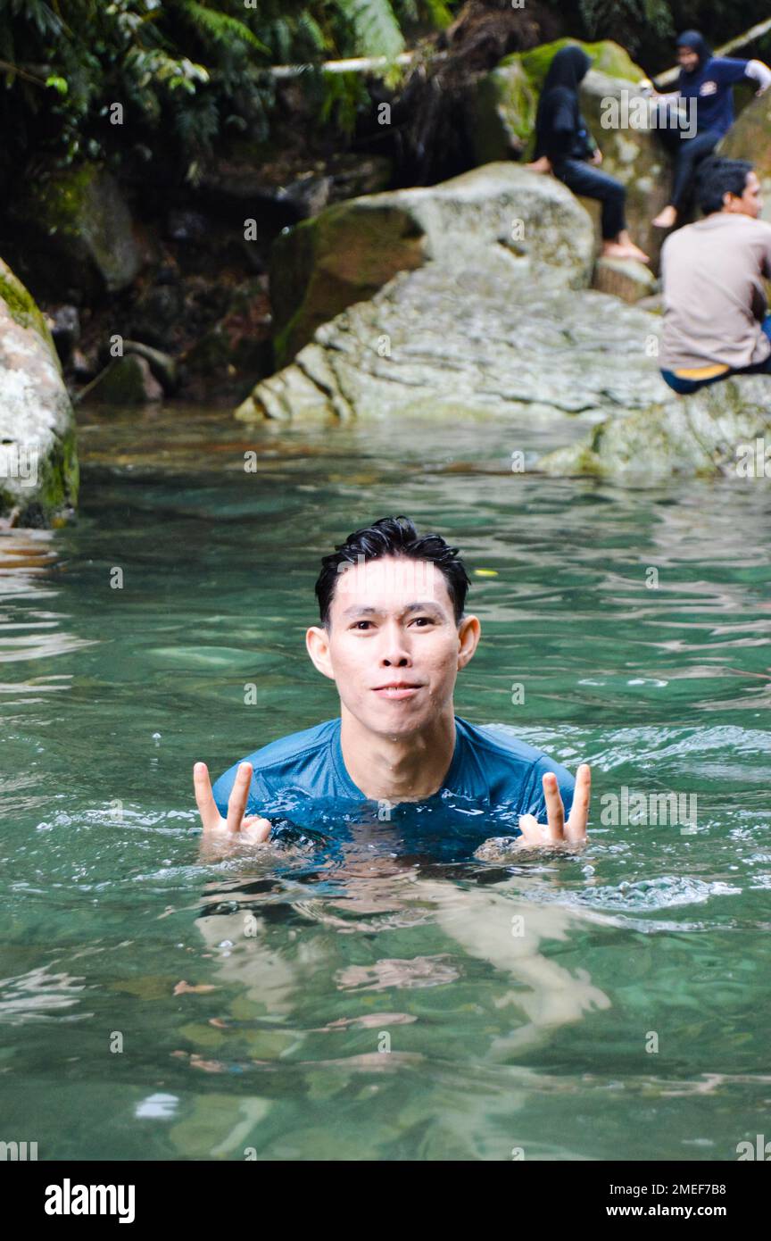 Swimming, Playing In The Water And Enjoying The Natural Beauty Of The ...