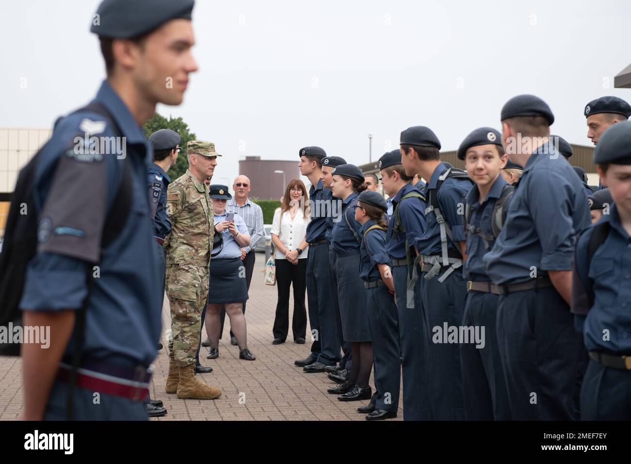 U.S. Air Force Brig. Gen. Joseph Campo, 48th Fighter Wing commander ...