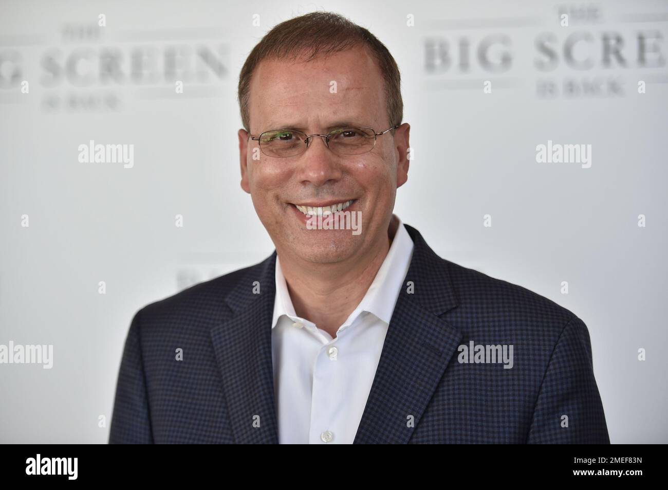 Rolando Rodriguez arrives at The Big Screen is Back" media event ...