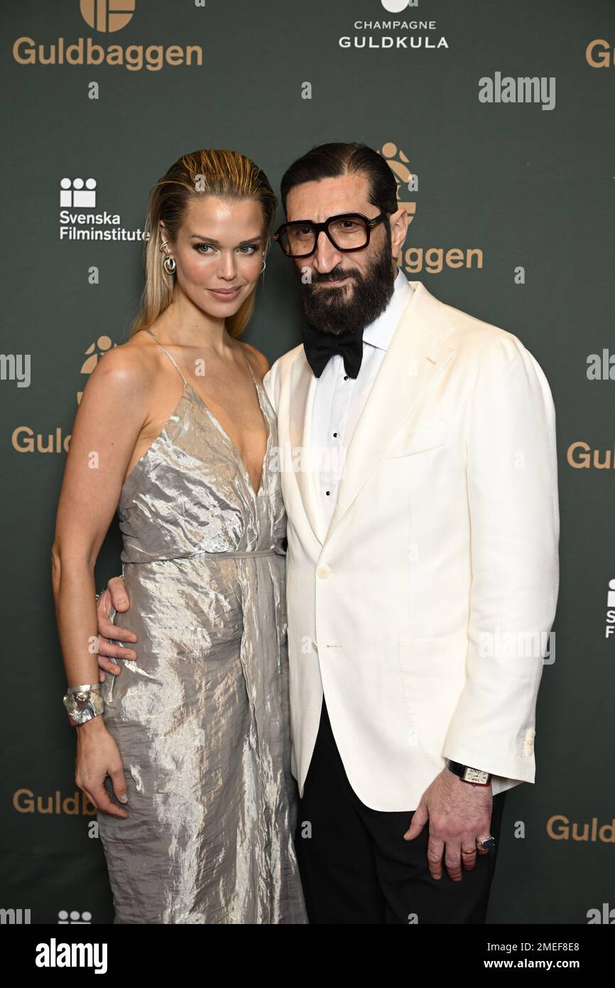 Actor Fares Fares and Clara Hallencrutz arrives at the Swedish Film ...