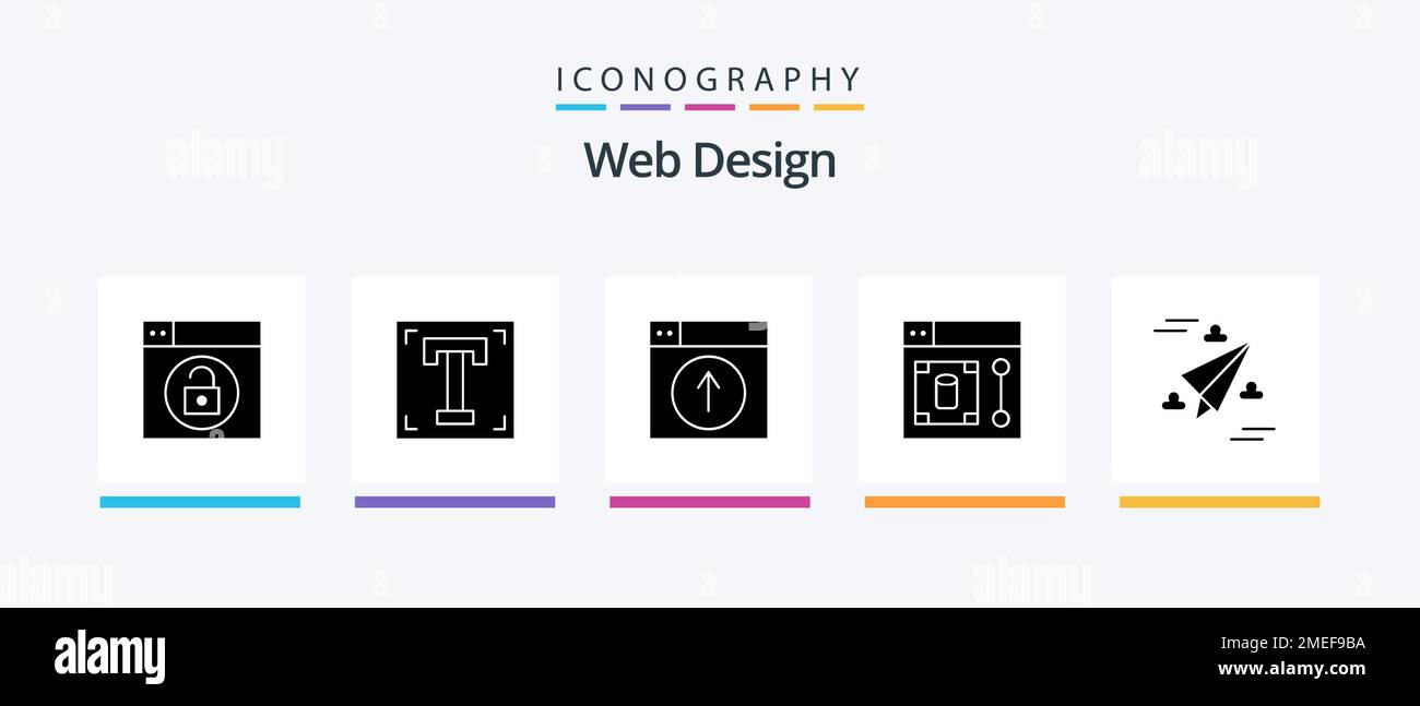 Web Design Glyph 5 Icon Pack Including tool. design. text. web. design ... Web Design Glyph 5 Icon Pack Including tool. design. text. web. design ...