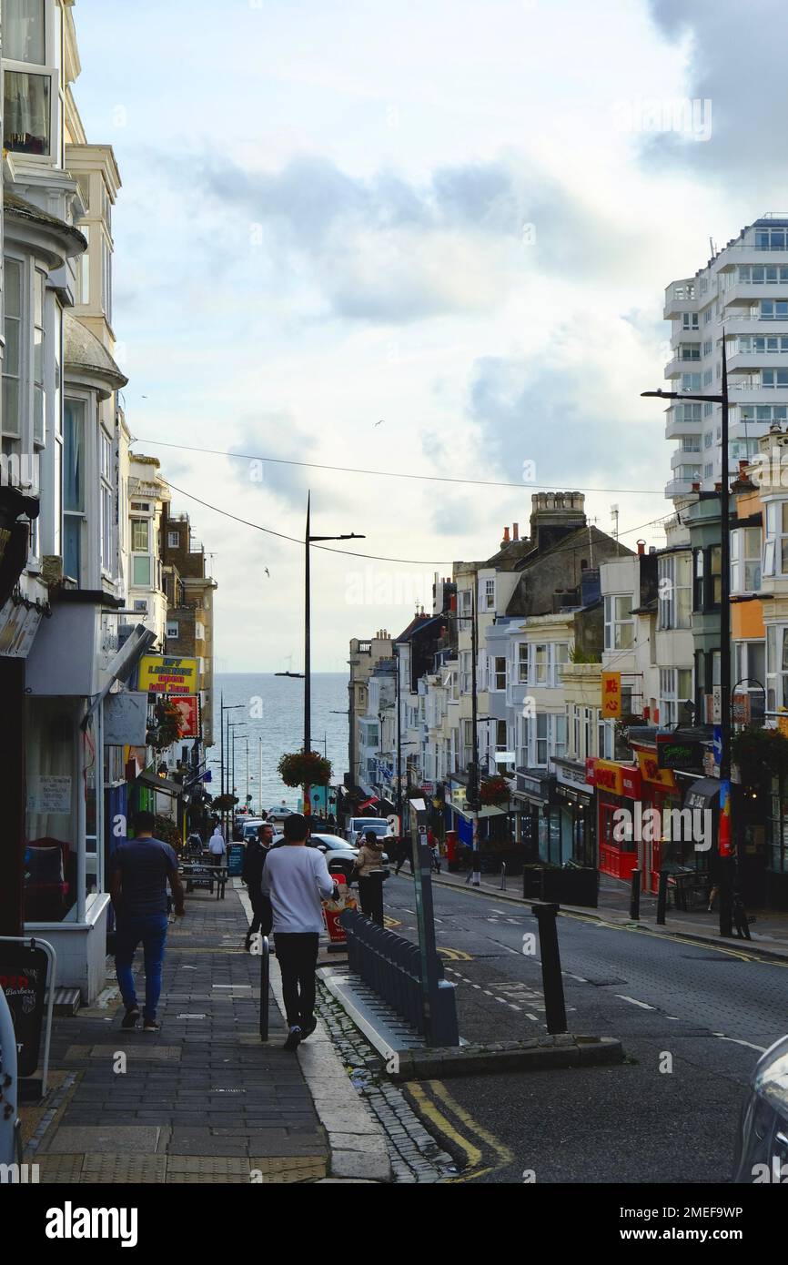Brighton street landscape hi-res stock photography and images - Alamy