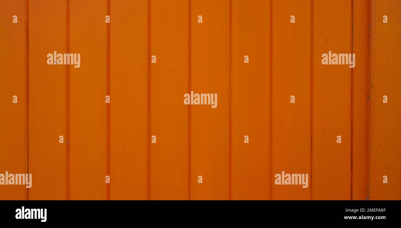 orange wood background facade wall made of brown wooden planks Stock ...