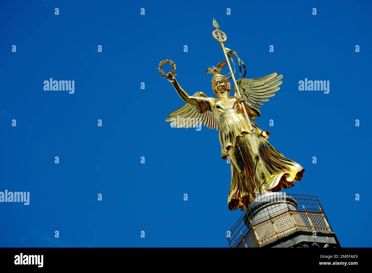 Victoria, a sculpture of the Roman goddess of victory on top of the ...