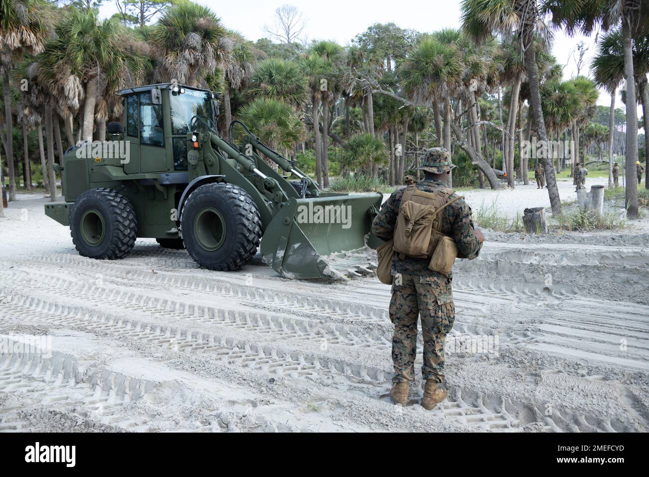 U.S. Marine Corps Sgt. Shaun Coles, engineer equipment operator, Marine ...