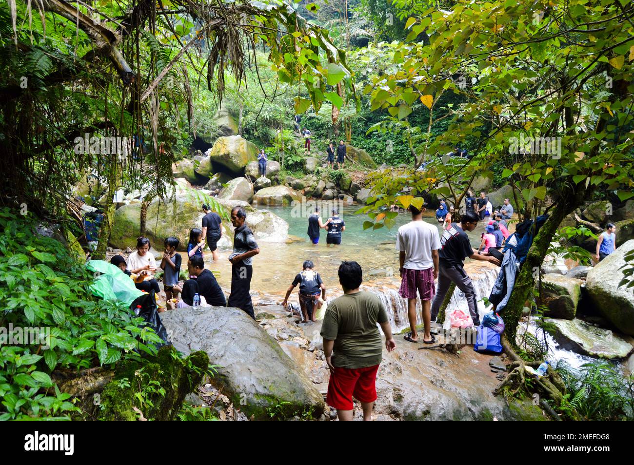 Swimming, Playing In The Water And Enjoying The Natural Beauty Of The ...