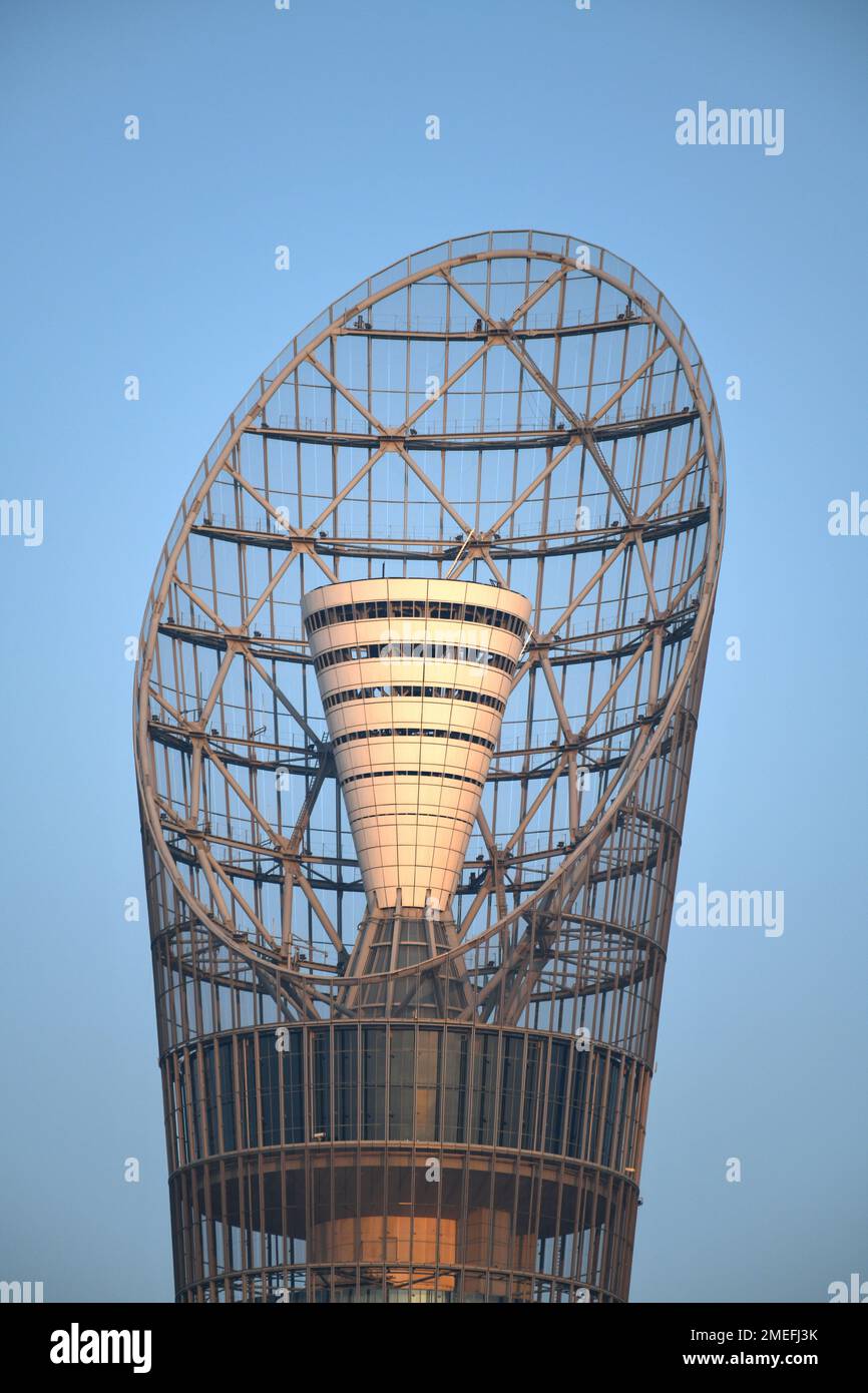 Aspire Tower, nicknamed Torch Doha, located in the Aspire Zone complex ...