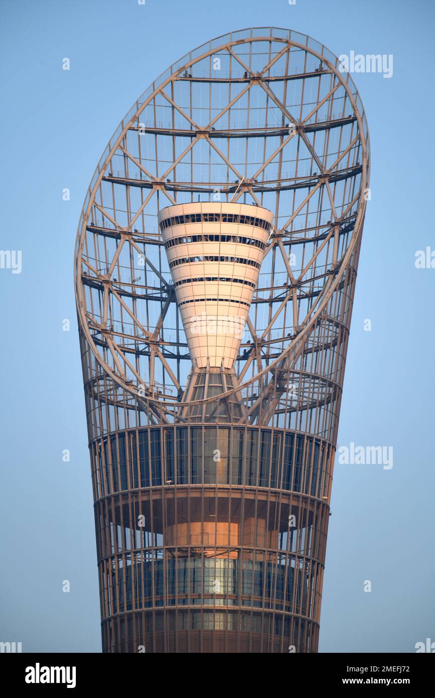 Aspire Tower, nicknamed Torch Doha, located in the Aspire Zone complex ...
