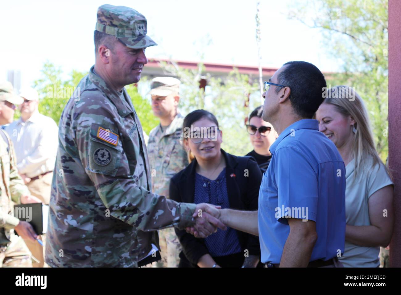 The 1st Armored Division commanding general, Maj. Gen. James P ...