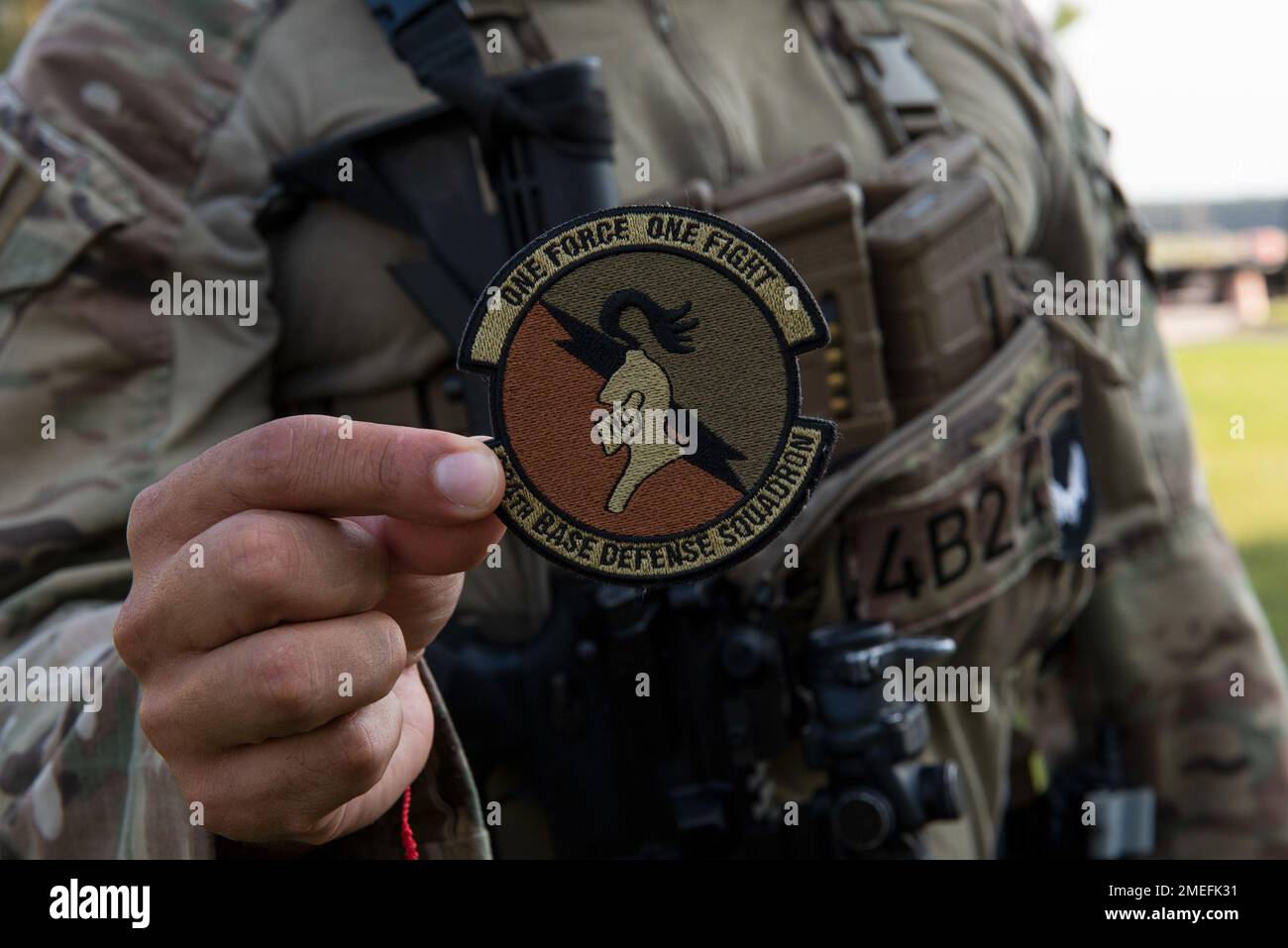 U.S. Air Force Tech. Sergeant Jamian Carrasquillo, 824th Base Defense Squadron squad leader ...
