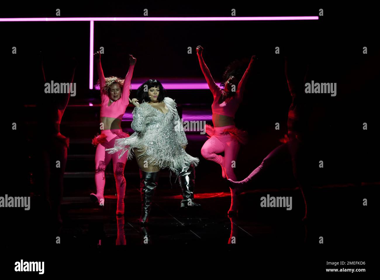Destiny from Malta performs during rehearsals at the Eurovision Song ...