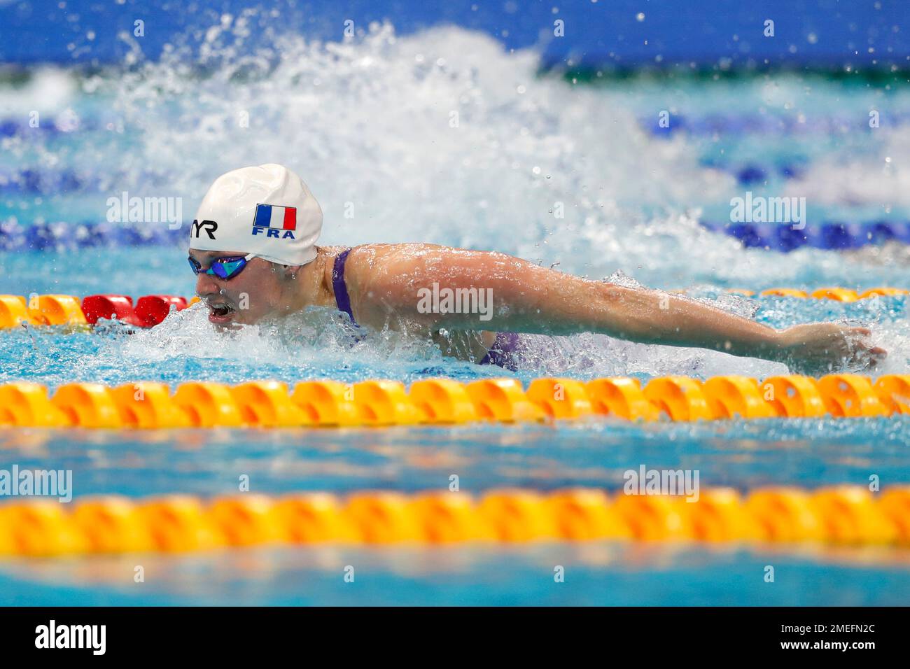 Maria Wattel of France competes during the preliminaries of the women's ...