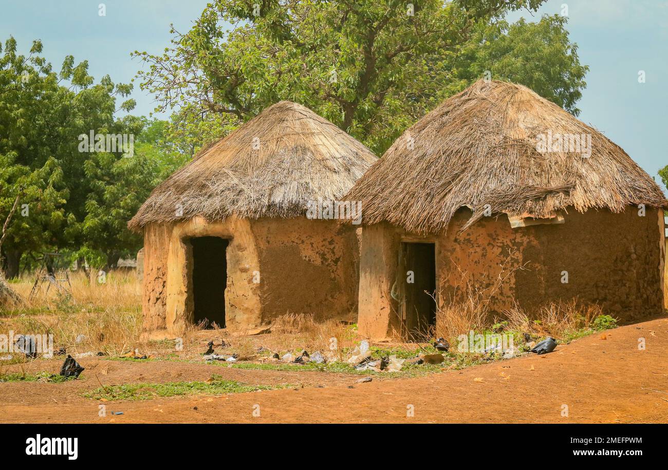 Typical african village hi-res stock photography and images - Alamy