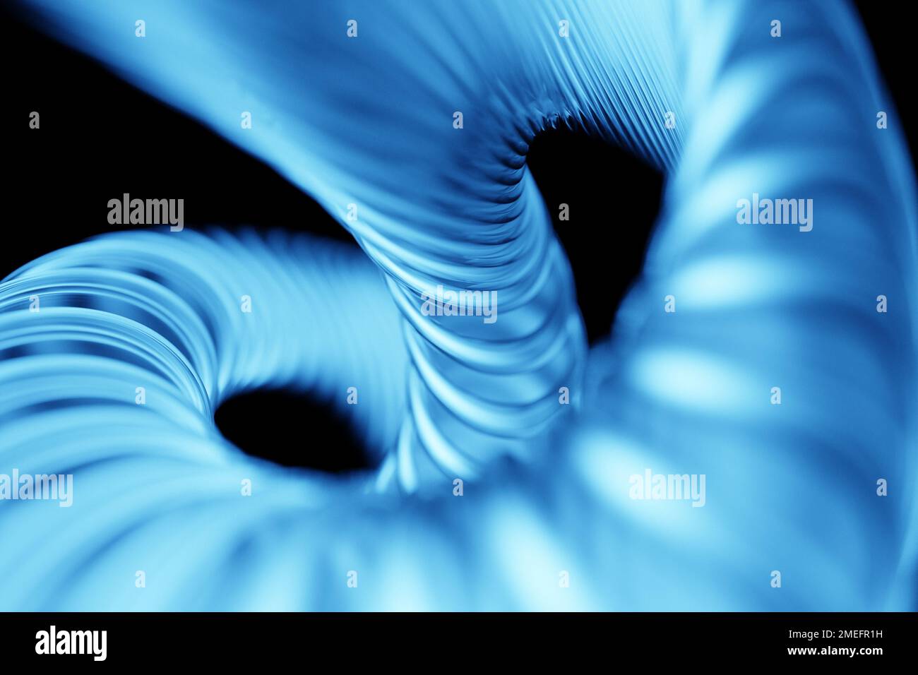 3D illustration, neon illusion isometric abstract shapes colorful ...