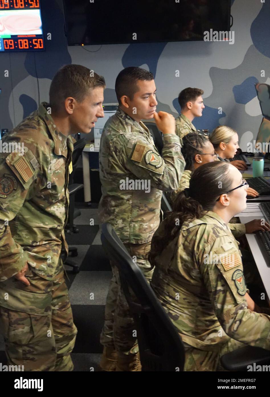 U.S. Navy Sailors participating in exercise VIRTUAL FLAG: Battle ...