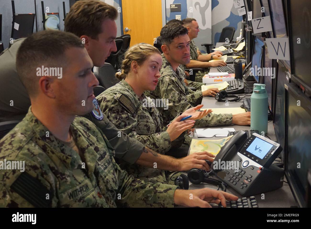 U s air force distributed mission operations center hi-res stock ...