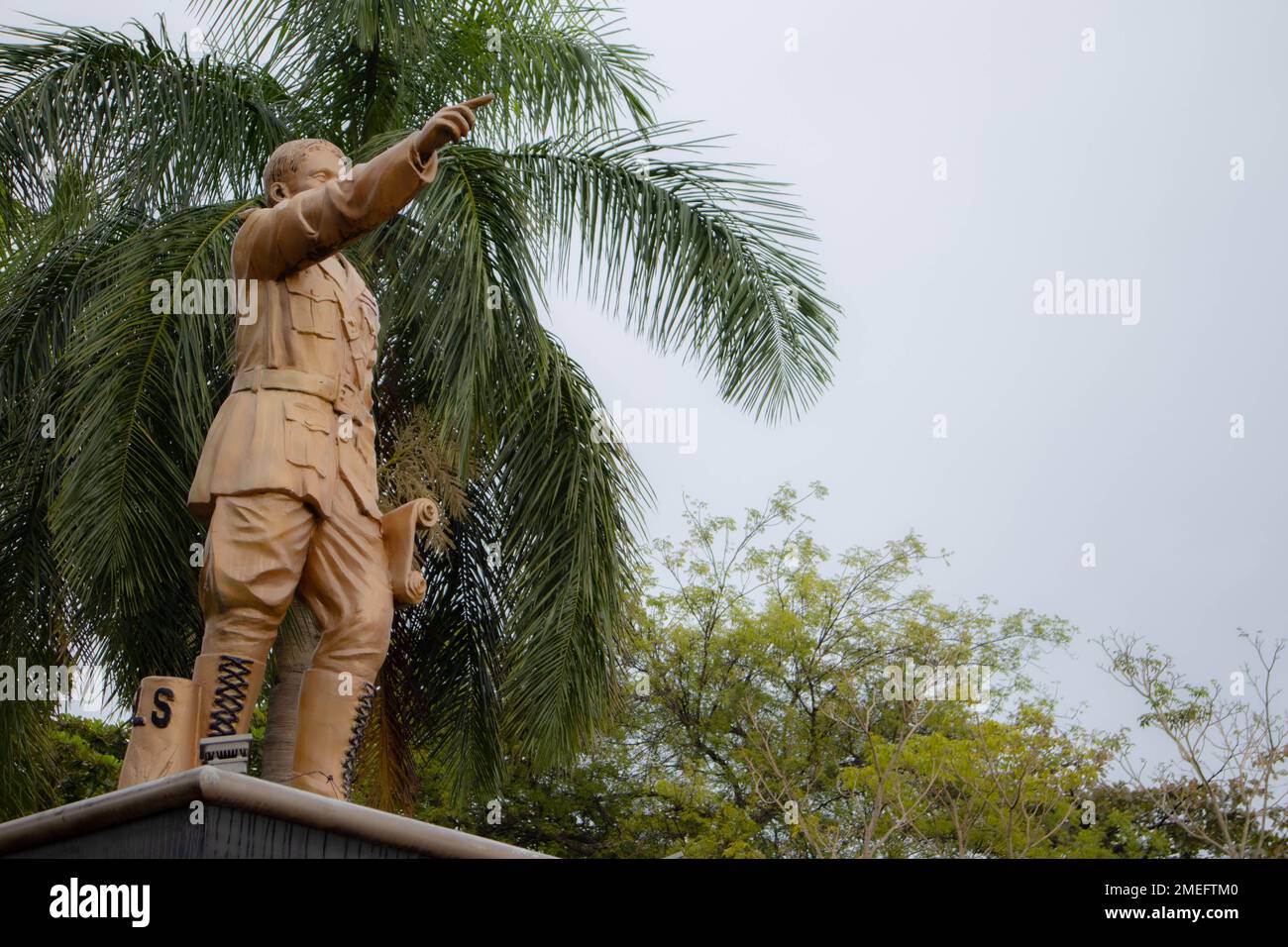 Statue of General Paulino Santos in General Santos City, Philippines Stock Photo - Alamy