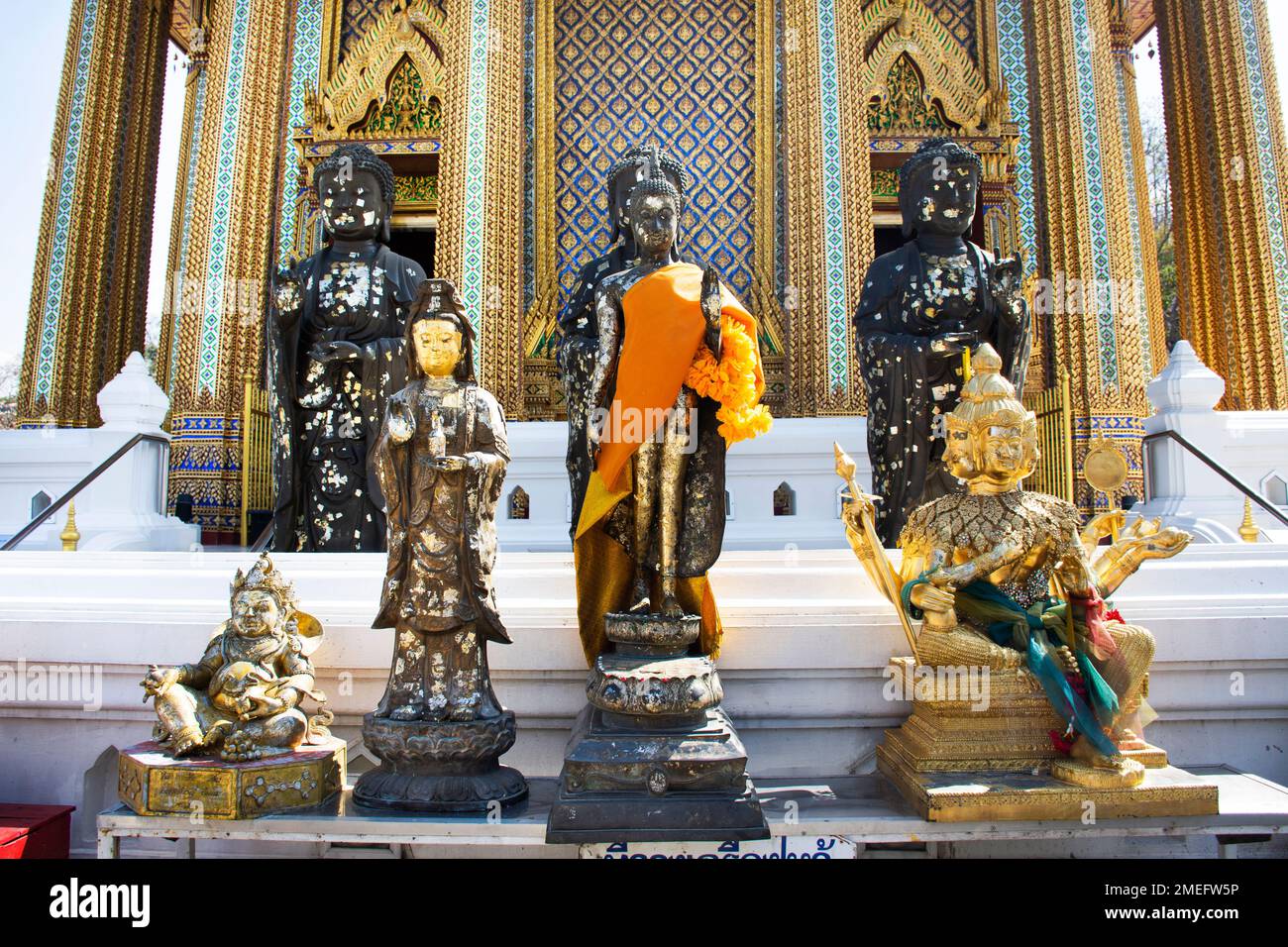 Ancient deity angel god and antique goddess buddha statue for travelers ...