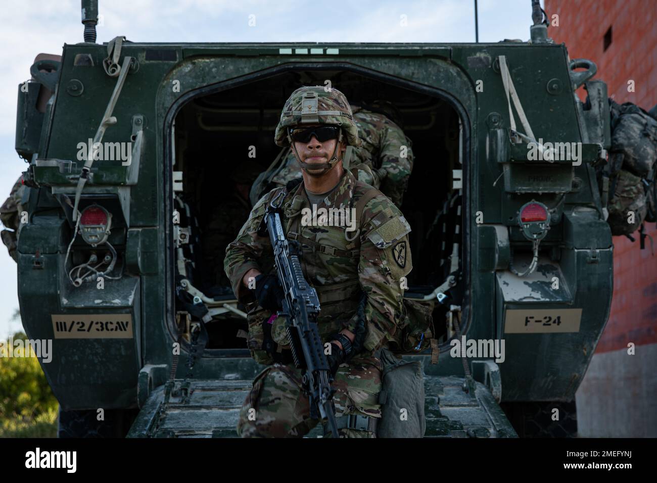 U.S. Army Soldiers competing in Forscom the Best Squad Competition ...