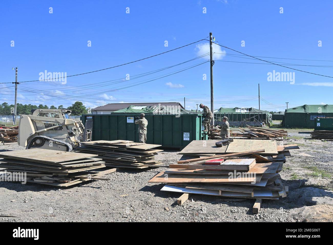 On the Fort Dix Range Complex the reserve soldiers of the 306th ...