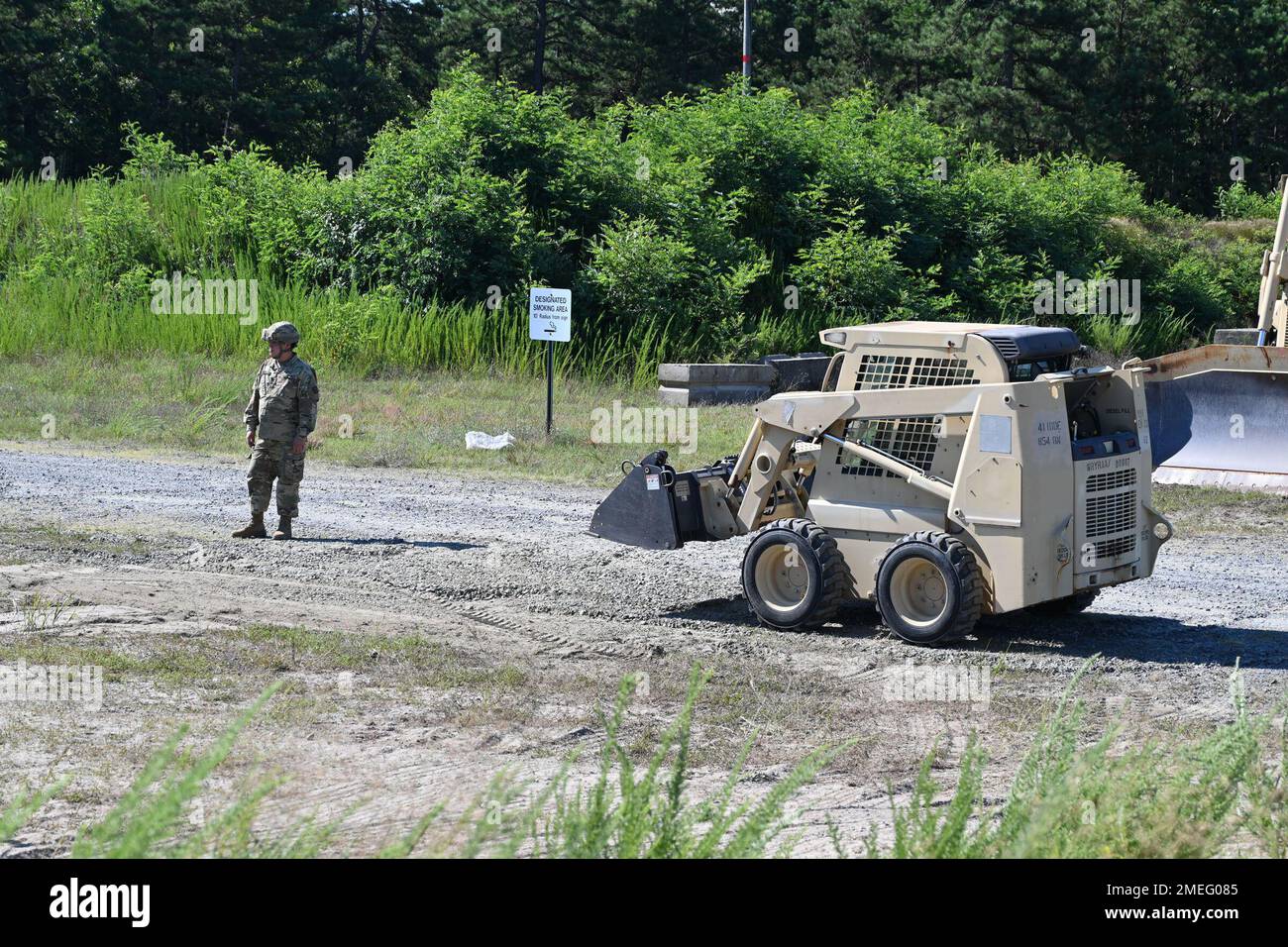 On the Fort Dix Range Complex the reserve soldiers of the 306th ...